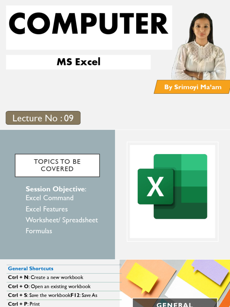 MS Excel Basics Data Entry, For 1735130189 | PDF | Microsoft Excel | Computing