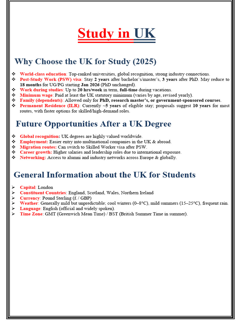 Uk Notes Final | PDF | United Kingdom