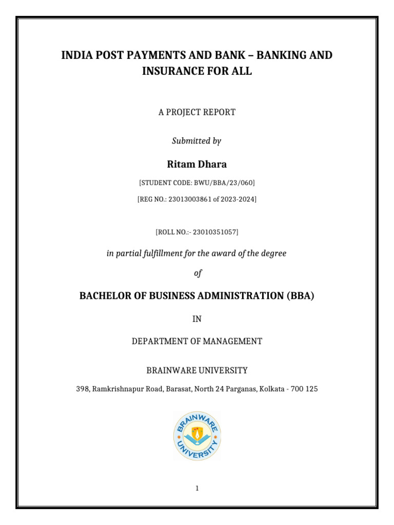 Ritam Dhara Final Akdom | PDF | Financial Inclusion | Banks