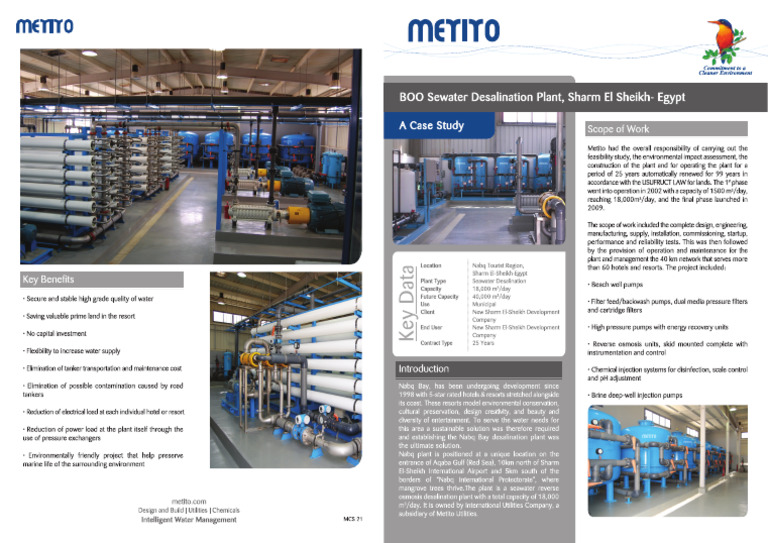 12. Boo Seawater Desalination Plant Sharm El Sheik Egypt | PDF