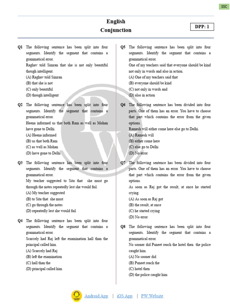 Conjunction _ DPP 01 ~ (English) | PDF | Sentence (Linguistics) | Linguistic Typology