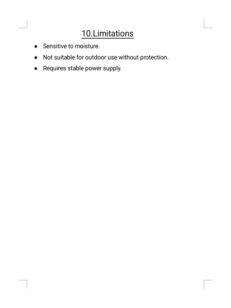 Limitations | PDF