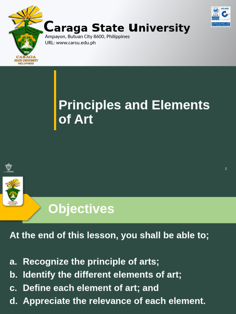 Principles and Elements of Art Explained | PDF | Composition (Visual ...