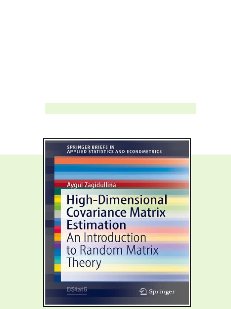 (Ebook) High-Dimensional Covariance Matrix Estimation: An Introduction ...