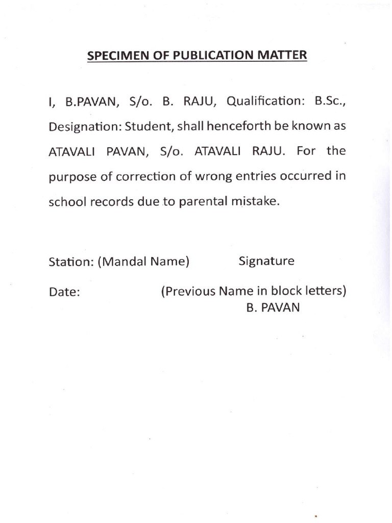 Sample Copy Name WEISR | PDF