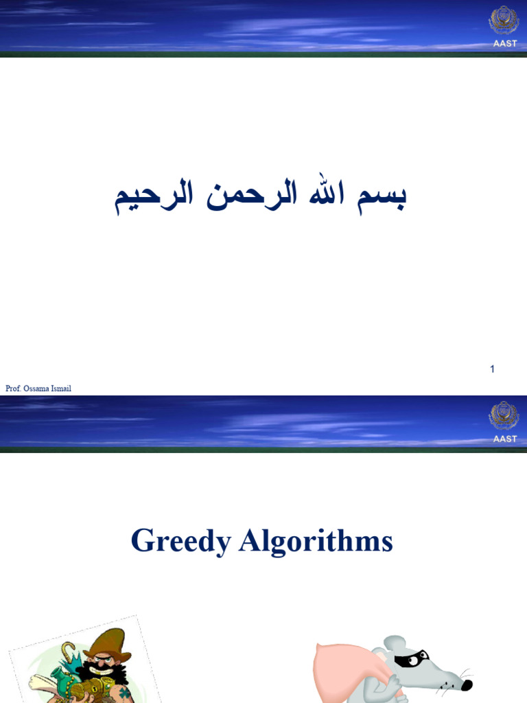 Lecture 4 - Greedy Algorithm | PDF | Dynamic Programming | Mathematical ...