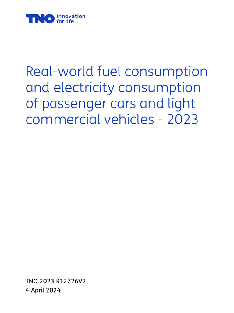 Real-world Fuel Consumption | PDF