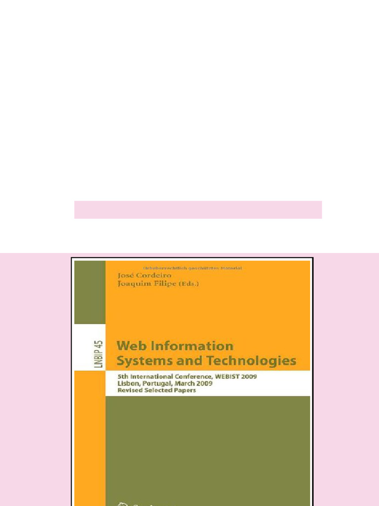 Web Information Systems and Technologies 5th International Conference ...