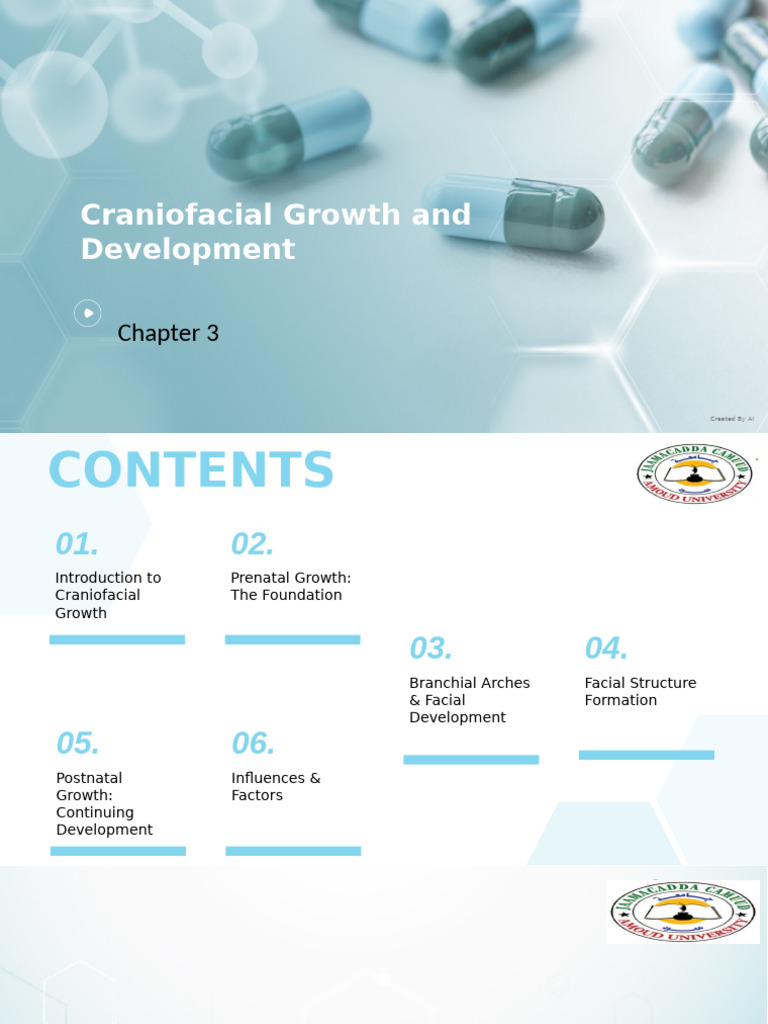3-Craniofacial Growth and Developmenjsjsjsjsht | PDF | Embryo | Skull