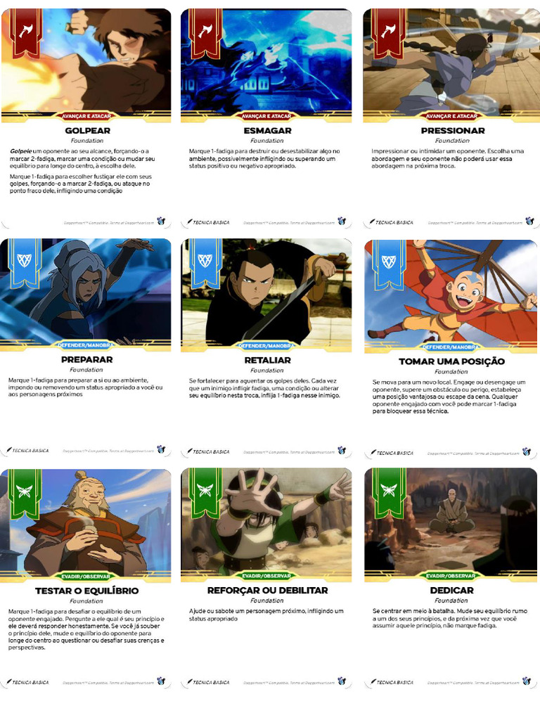 Avatar Cards v1 | PDF