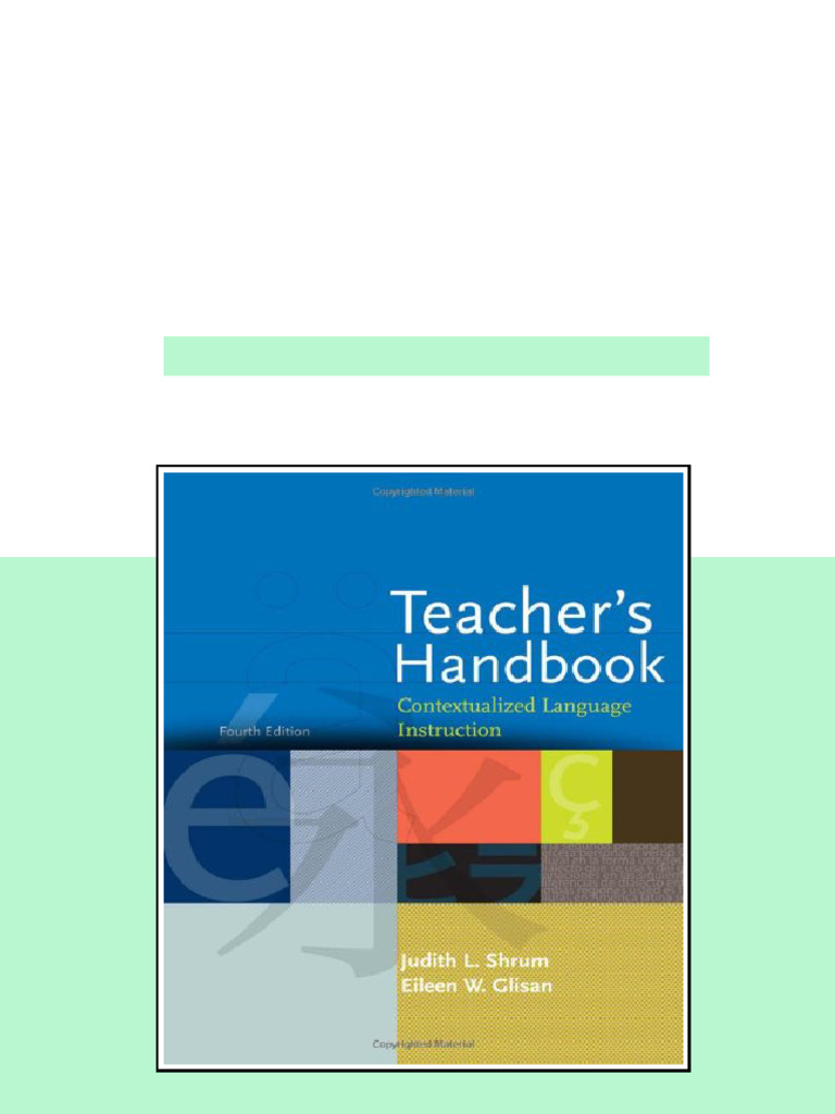 Teacher s handbook contextualized language instruction 4th Edition ...
