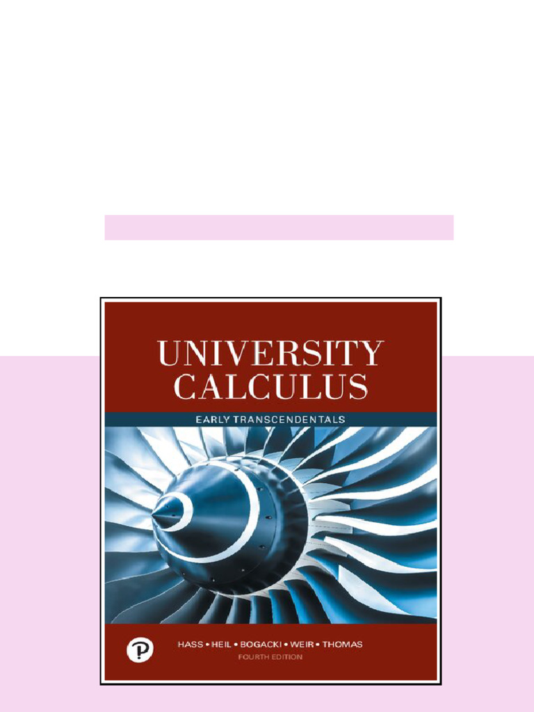 (Ebook) University Calculus: Early Transcendentals by Joel Hass ...