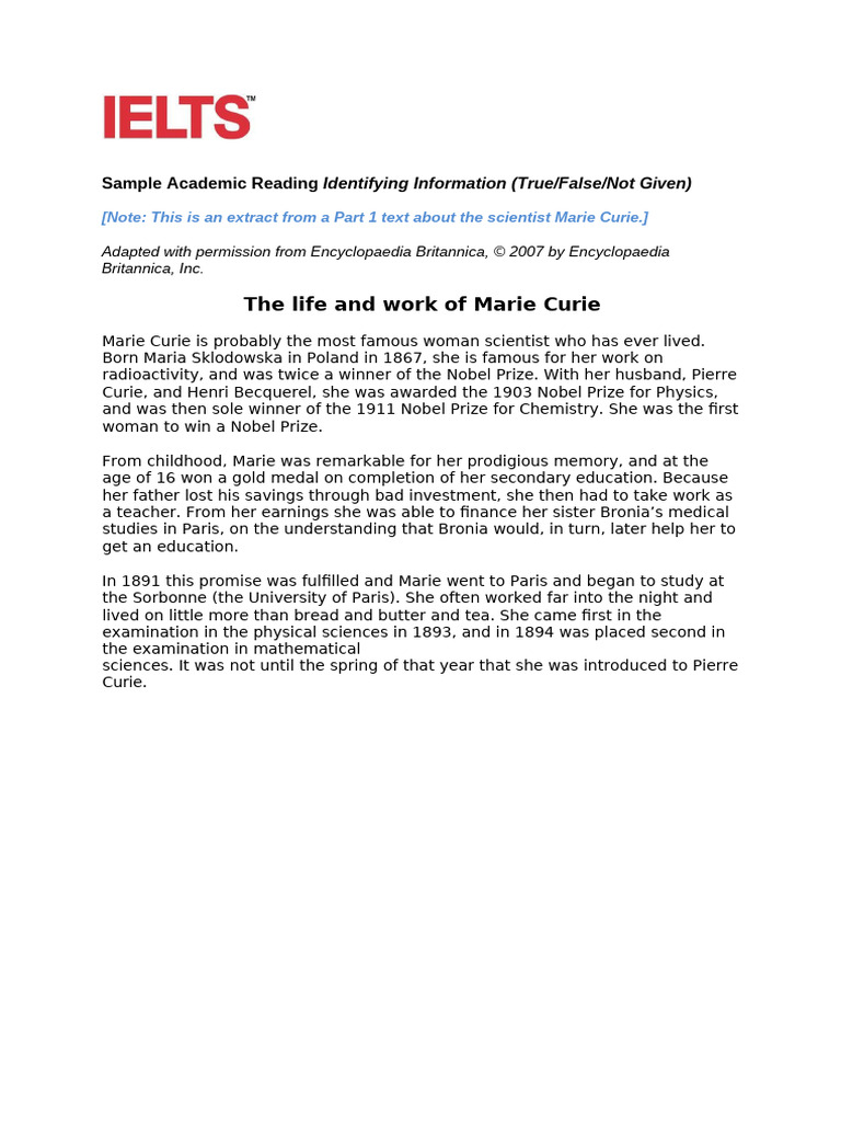 IELTS Academic Reading Practice Test 4 | PDF
