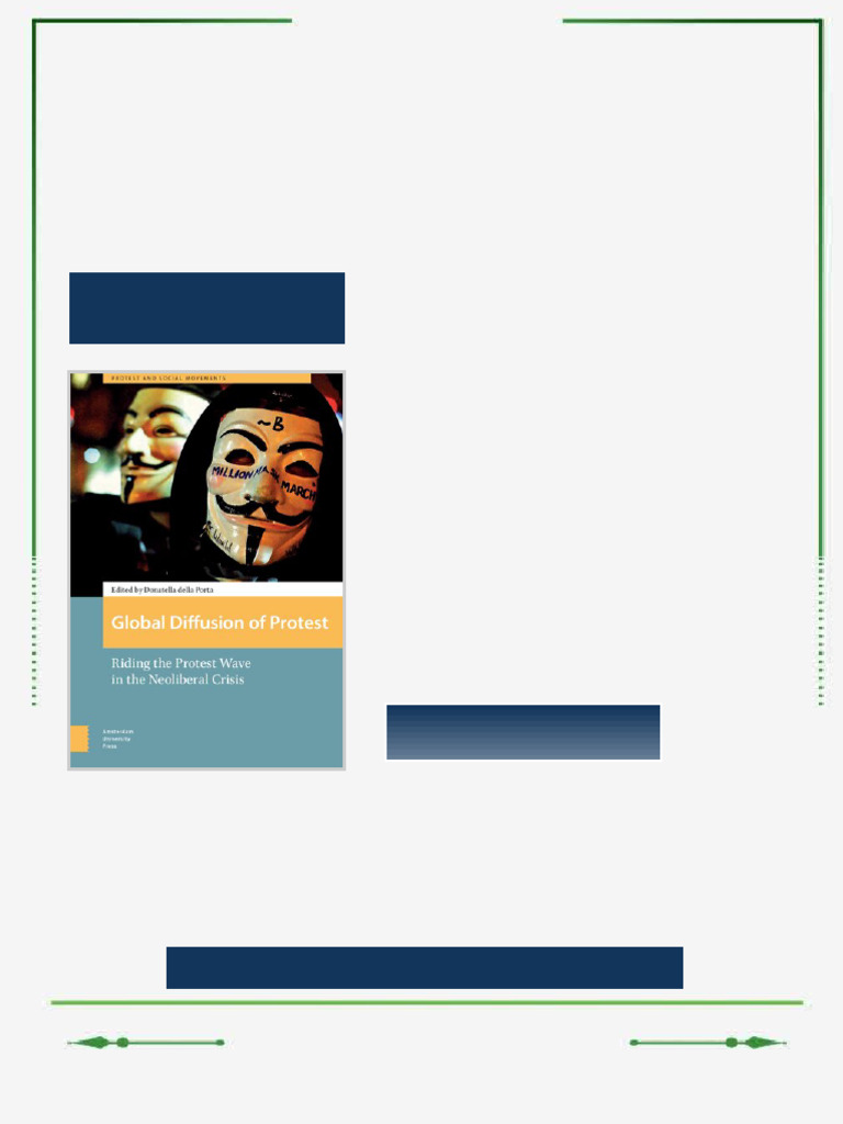 Global Diffusion Of Protest Riding The Protest Wave In The Neoliberal ...