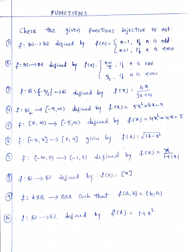 Understanding Defined Functions in Mathematics | PDF