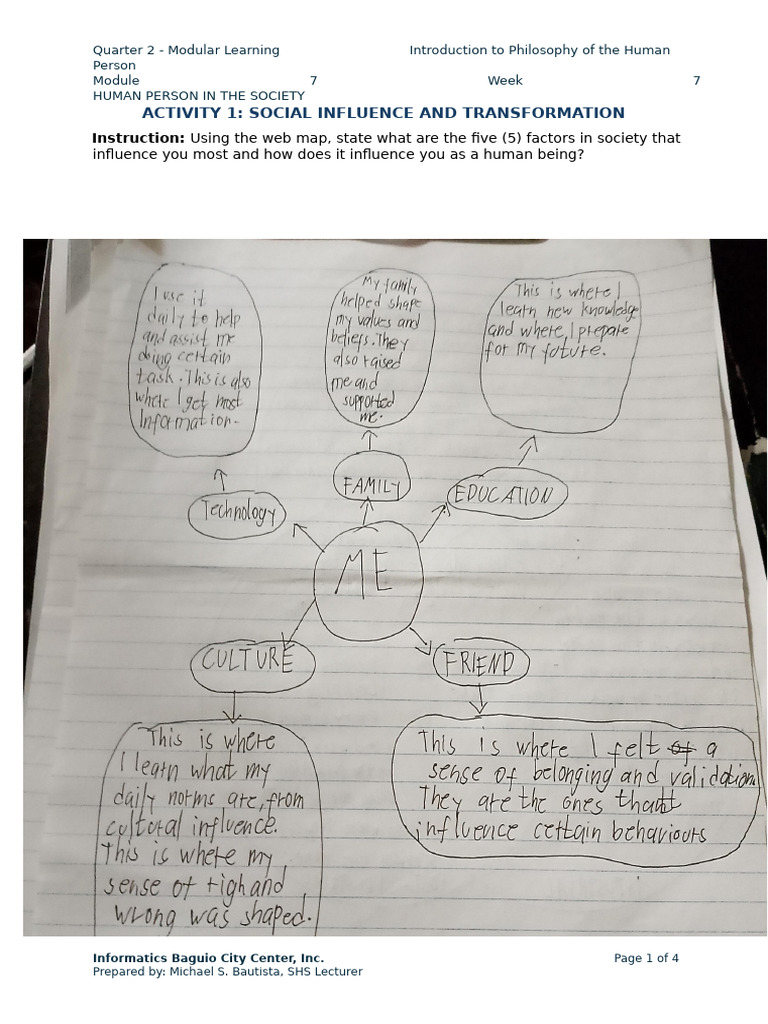 IPHP Module 7 (Gomeyac) | PDF | Social Psychology