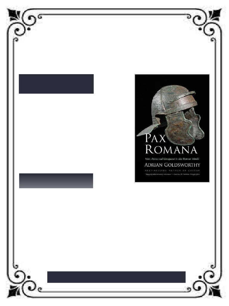 Pax Romana War Peace and Conquest in the Roman World 1st Edition Adrian ...