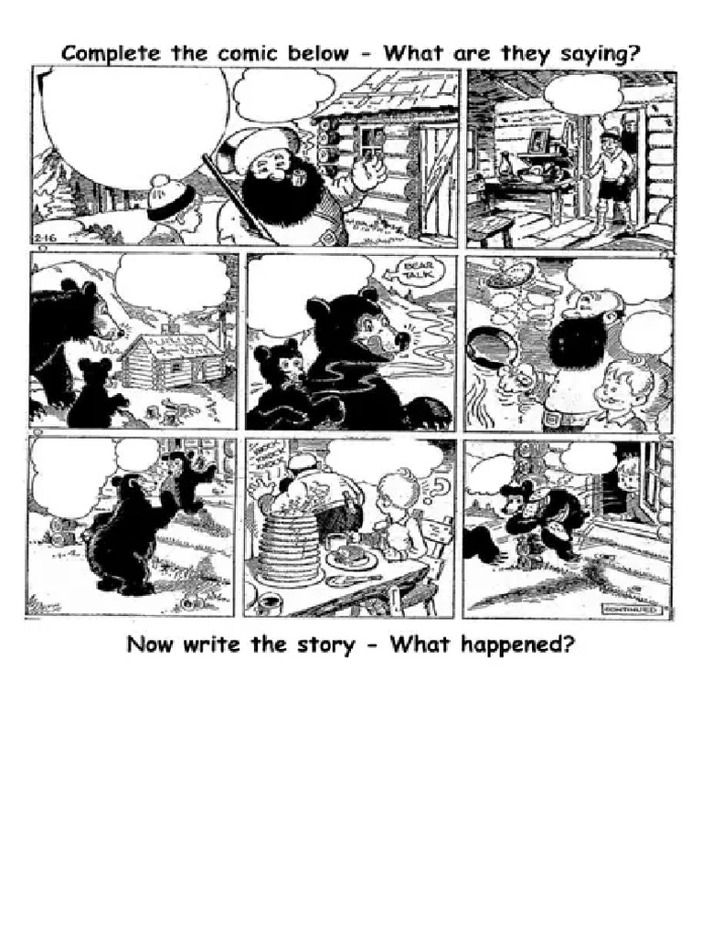 Complete the Comic and Write.png | PDF
