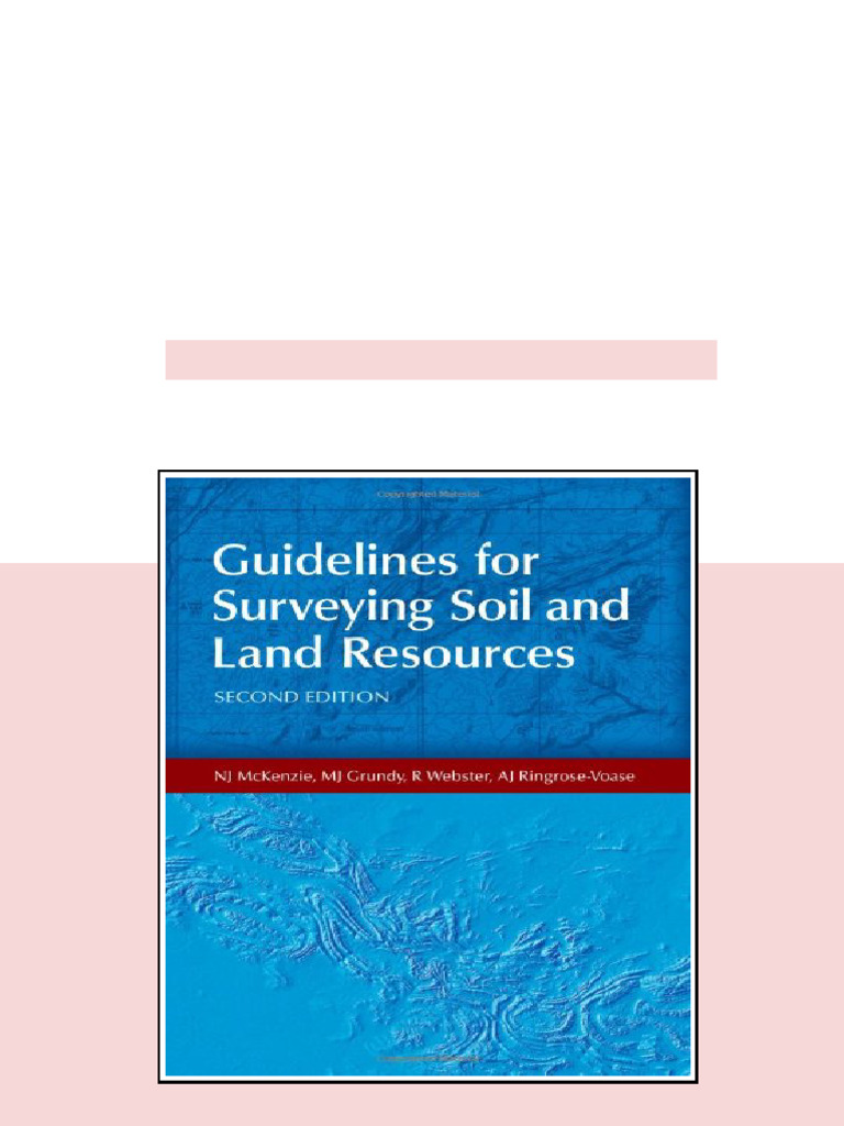(Ebook) Guidelines for Surveying Soil and Land Resources by Neil James ...