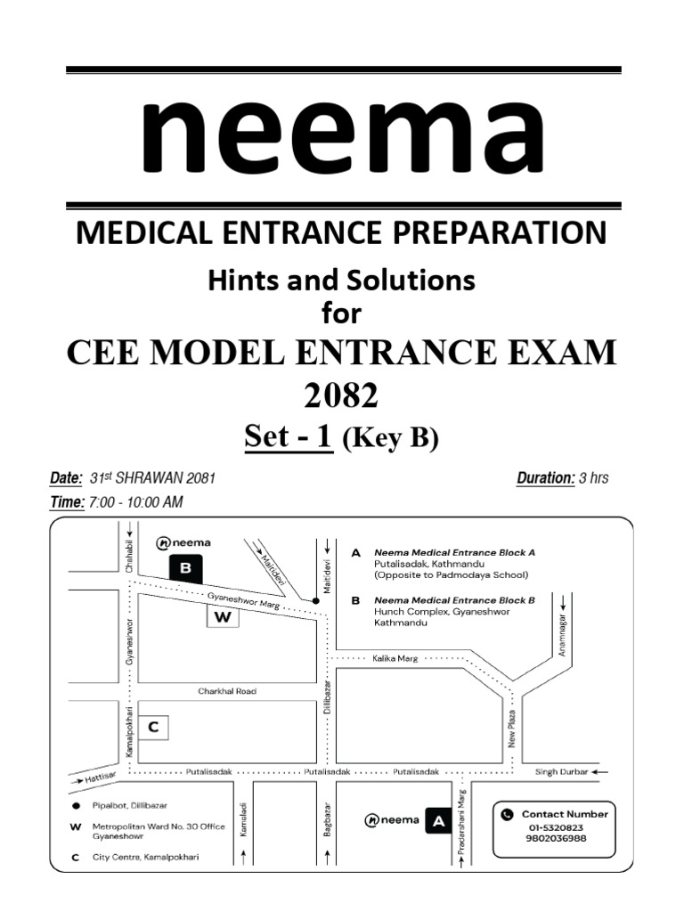 Cee Model Exam Kusms Set - 1 (2082) S | PDF | Aldehyde | Mole (Unit)