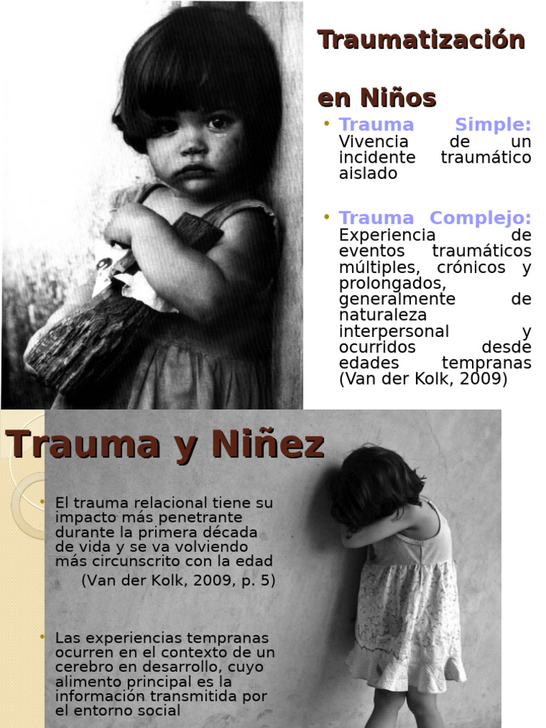 Trauma Complejo en Niños: Impacto y Consecuencias | PDF | Trauma ...