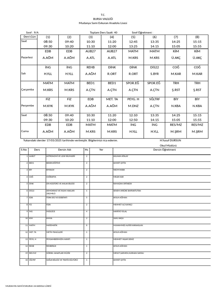 SnfProgram 17.03.2025 | PDF