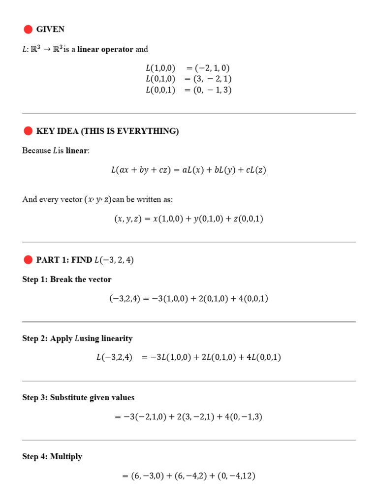 L Question Maths Linear Transformation | PDF