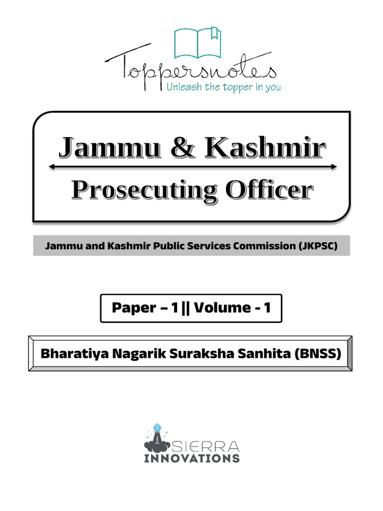 Volume 1 - Bharatiya Nagarik Suraksha Sanhita 2023 | PDF | Bail ...