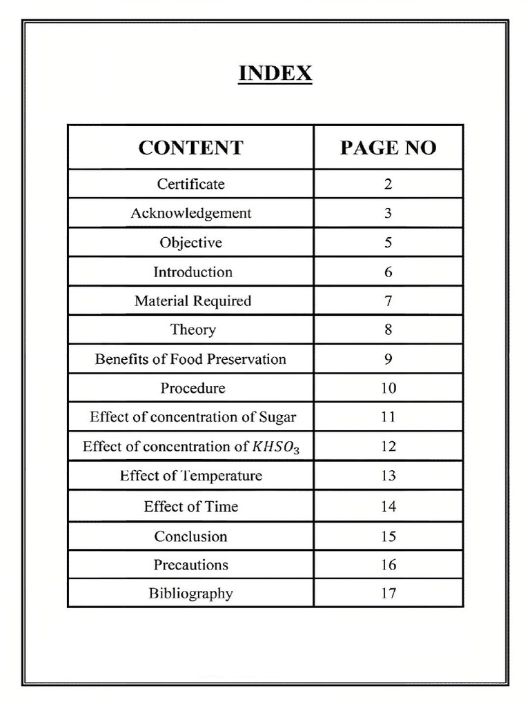 Chemistry Class 12 Investigatory Project | PDF