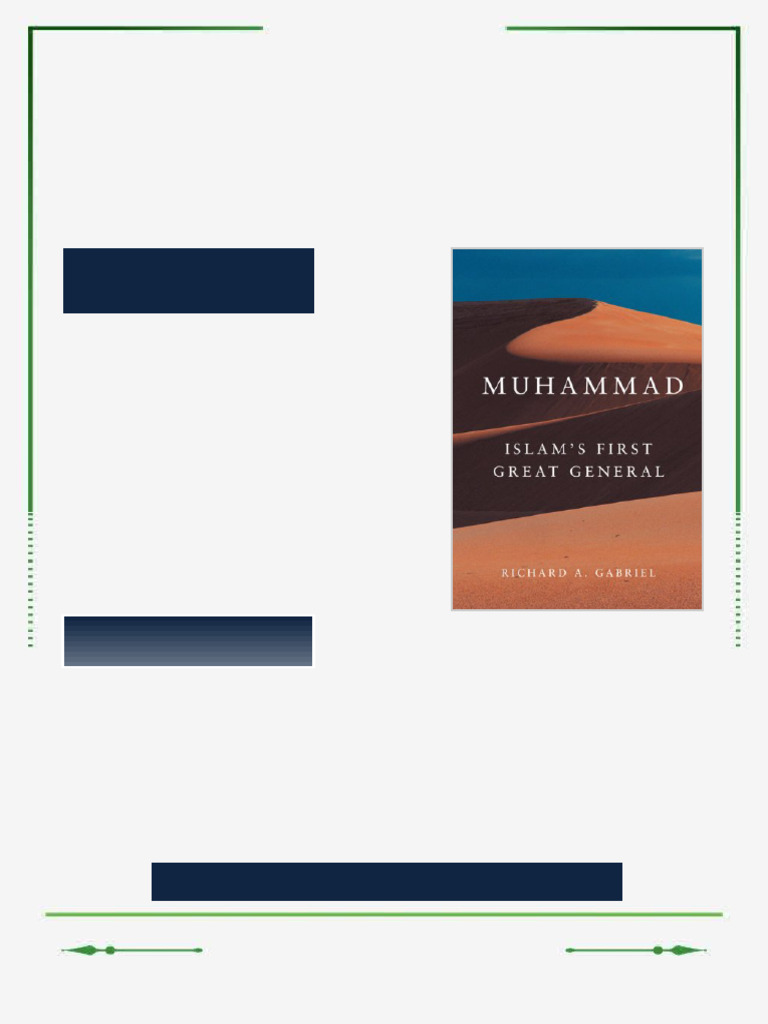 Muhammad Islam S First Great General Campaigns and Commanders First ...