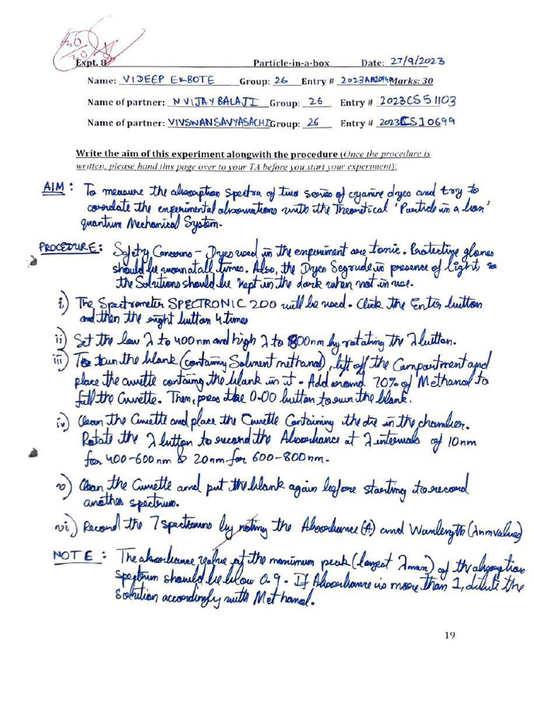 Experiment 8 | PDF
