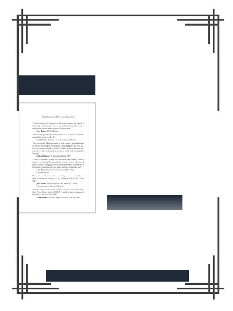 Heavy Hitter Sales Linguistics 101 Advanced Sales Call Strategies For ...