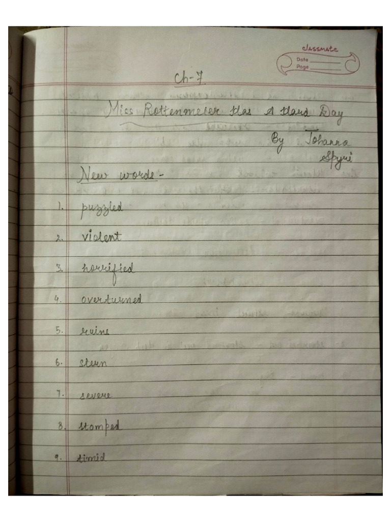 Class 4 PDF From CH - 7 To CH - 13 and Paragraph Writing | PDF