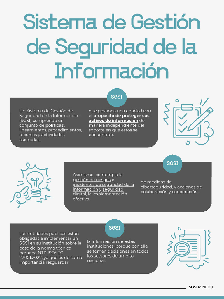 sgsi | PDF | Seguridad de información | Riesgo
