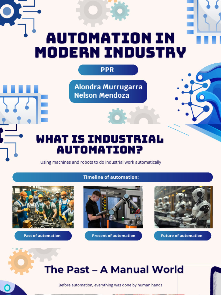 Blue Modern Engineering Technology Group Project Presentation | PDF