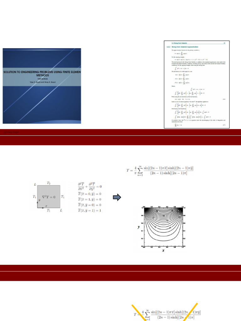 Weak Form Galerkin in FEM Analysis | PDF | Partial Differential ...
