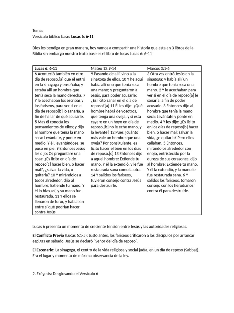 el hombre de la mano seca | PDF | Jesús | Fe