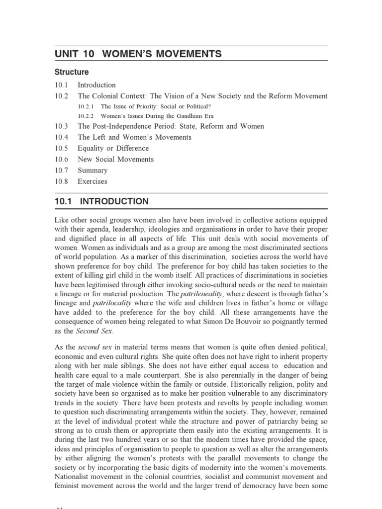 IGNOU Notes On Gender | PDF | Feminism | Gender Studies