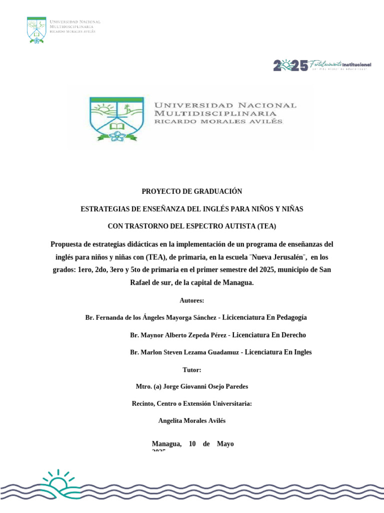 Grupo 2 (Definitivo UwU - Legacy)-3 | PDF | Autismo | Enseñando