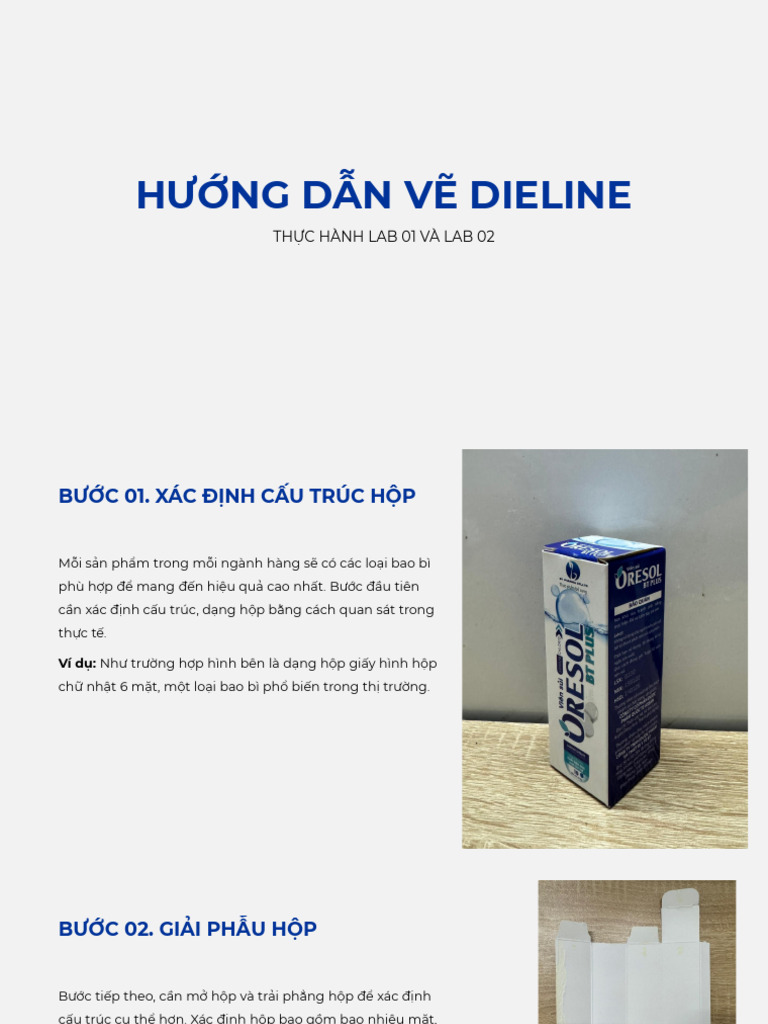 Hướng Dẫn Vẽ Dieline | PDF