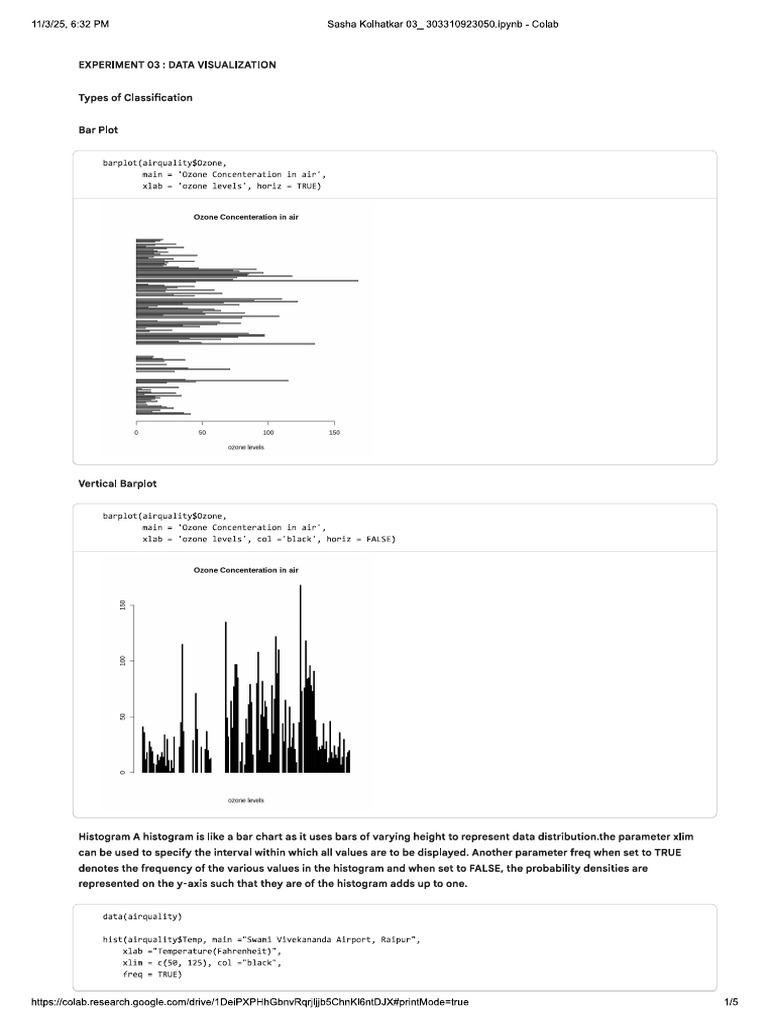 Rlab 4 | PDF