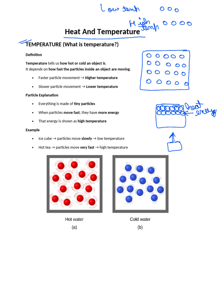 Understanding Heat and Temperature Concepts | PDF | Heat | Heat Transfer