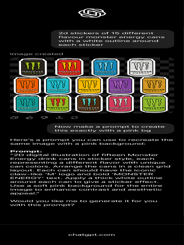 Monster Energy Sticker Design | PDF