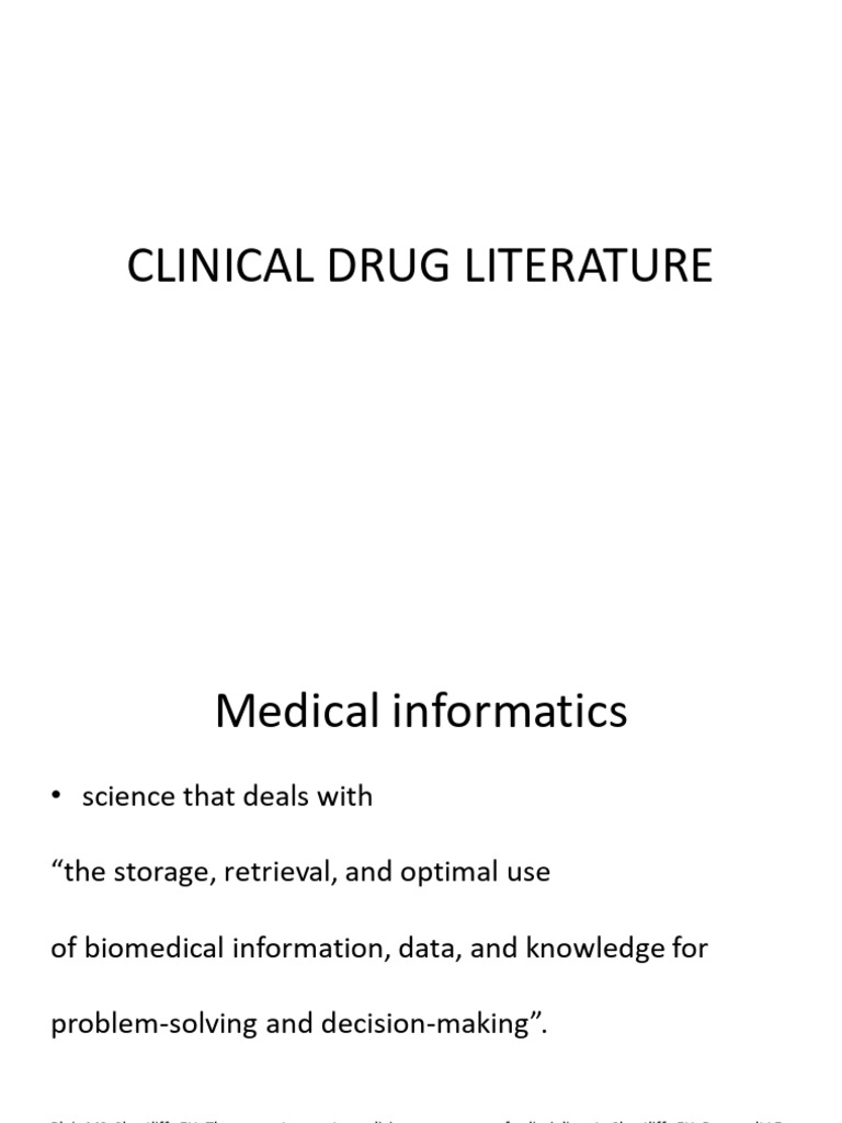 Essential Drug Information for Pharmacists | PDF | Clinical Trial ...