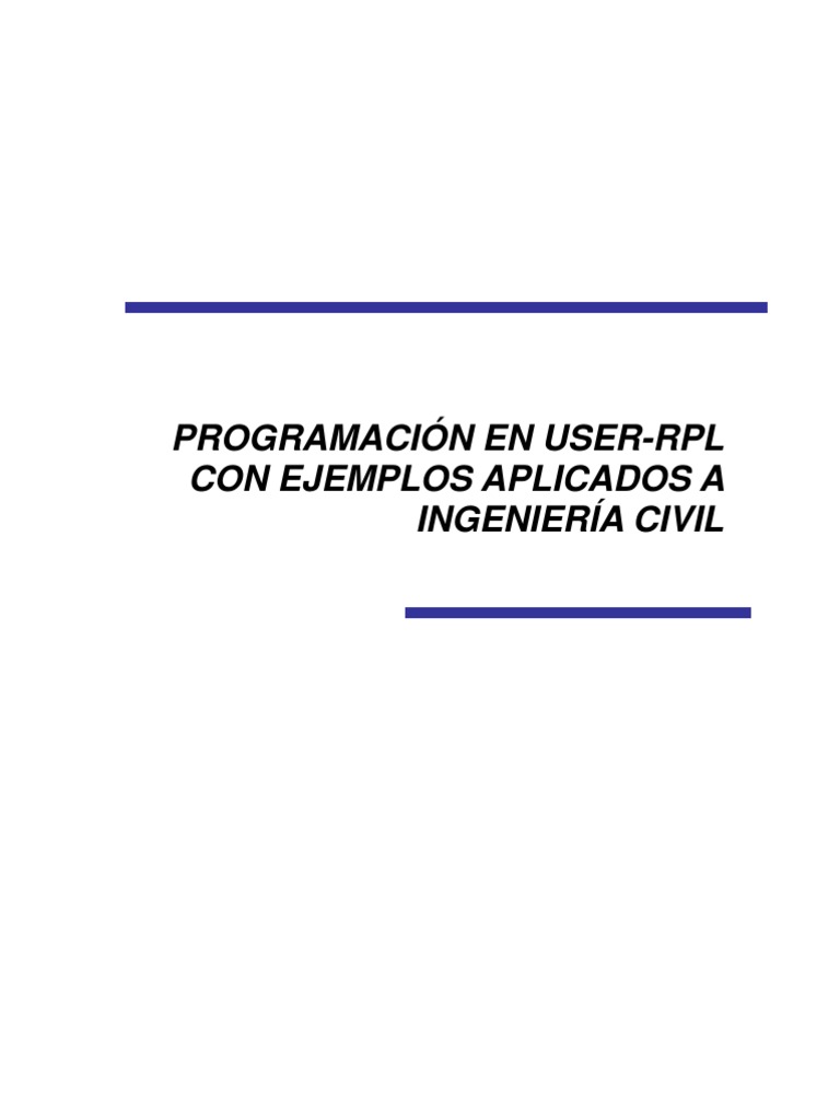 Manual Programación Calculadoras HP | PDF