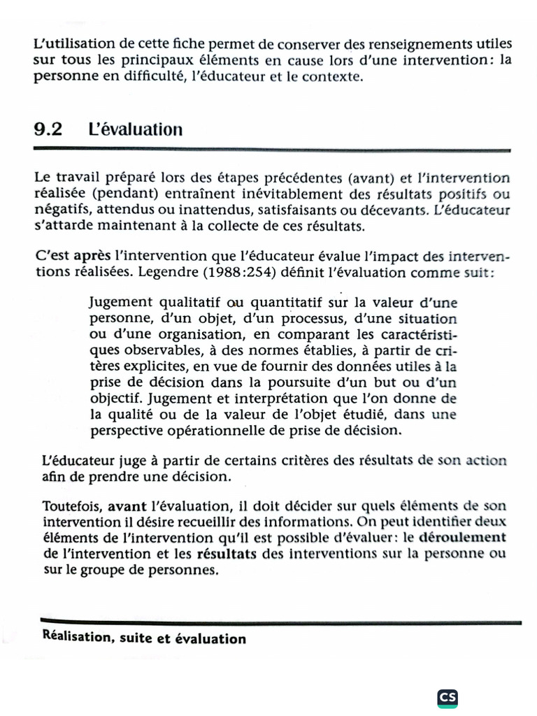 Evaluation Du Projet | PDF