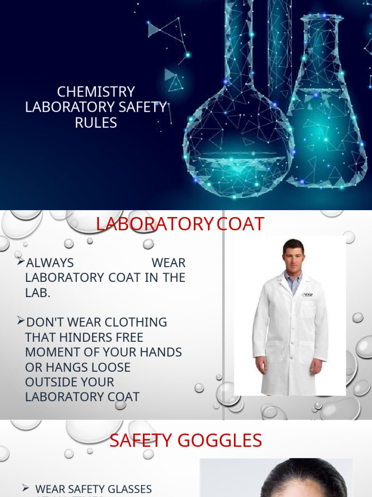 Essential Chemistry Lab Safety Rules | PDF