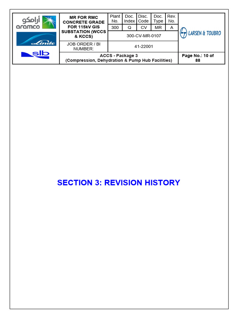 Section 3 - Revision History | PDF