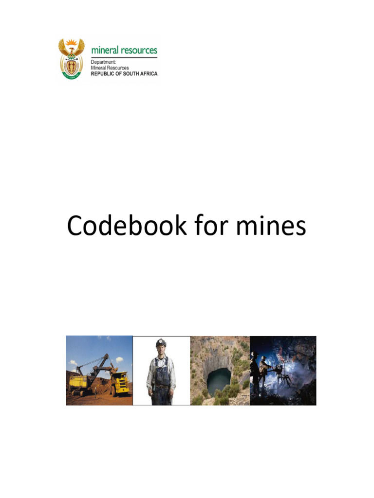 SAMRASS Codebook for Mine Accidents | PDF | Belt (Mechanical) | Loader ...