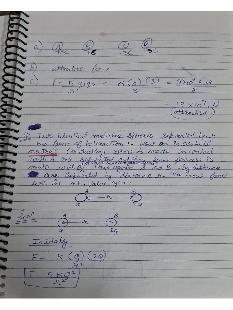Vector Form of Coulombs Law | PDF